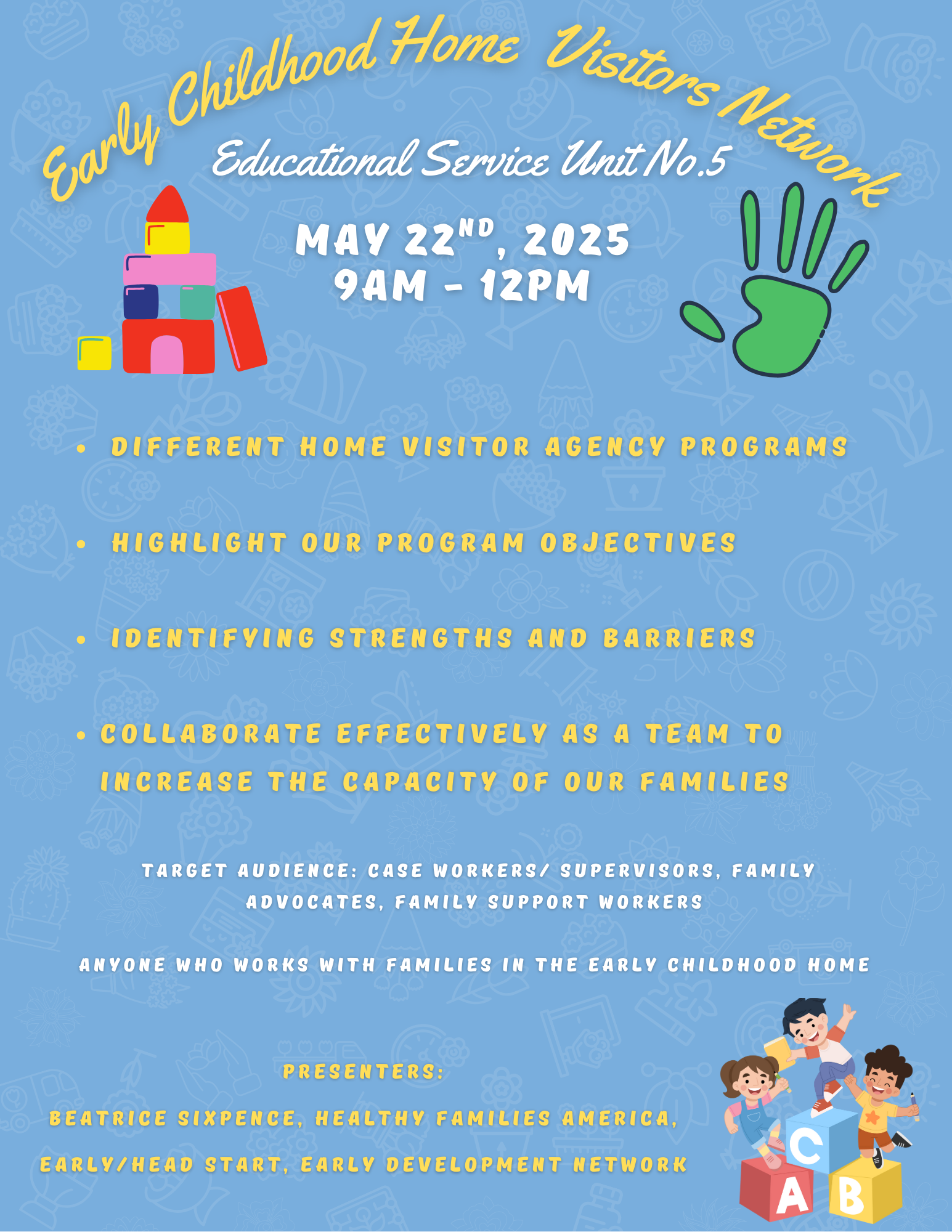 Early Childhood Home Visitors Networking | ESU 5 - Serving Educational ...